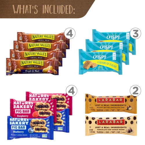 Snack Box Pros Healthy Snack Bar Box, 21/Box - W.B. Mason