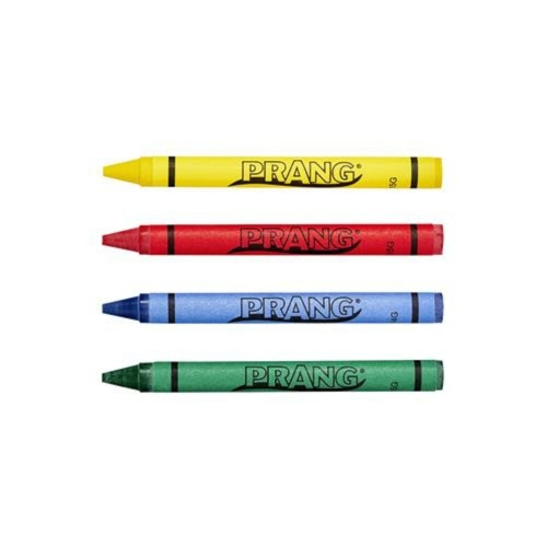 Prang Crayons, Soy, Assorted Colors, 4/Pack, 288 Packs/Carton - W.B. Mason