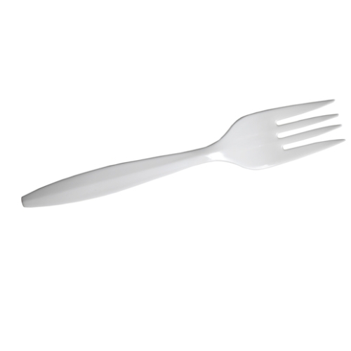 Dixie Disposable Forks, Medium Weight, Plastic, 6" L, White, 1000 Forks ...