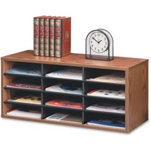 Fellowes Literature Organizer, 12 Compartment Sorter, 12.9 in H x 29 in ...