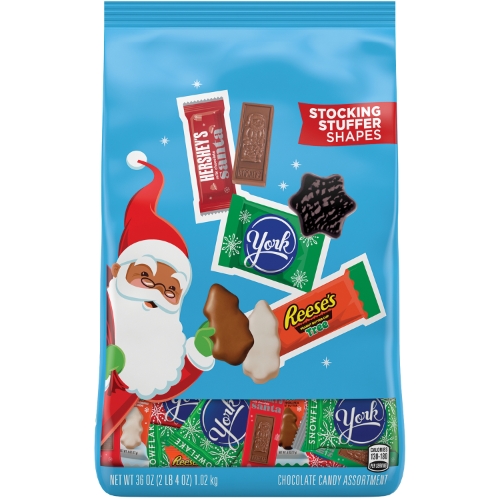 Hershey's Hershey's, Reese's, and York Christmas Candy Bulk Bag, 36 oz ...
