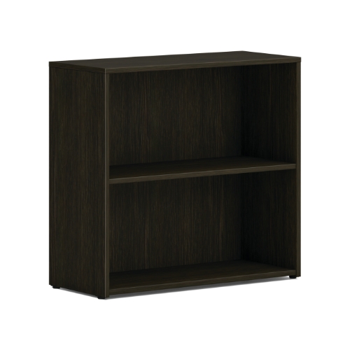 HON Mod Bookcase, 2 Shelves, 30"W x 13"D x 29"H, Java Oak Finish - W.B ...