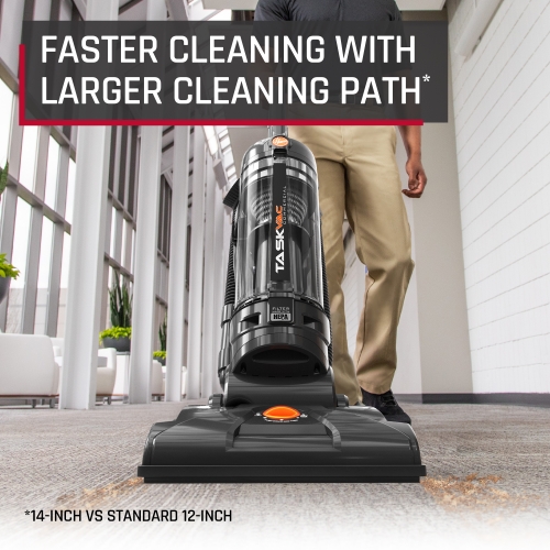 Hoover Commercial 14" TaskVac Bagless Lightweight Commercial Upright ...
