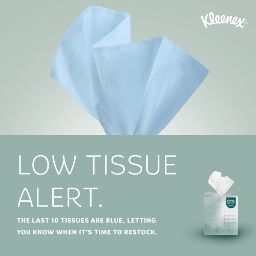 Kleenex Professional Naturals Facial Tissue, Cube Box, 2-Ply, 90 ...