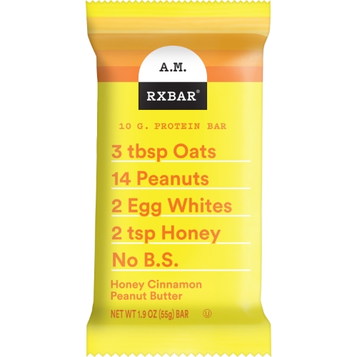 RX Bar Gluten Free Protein Bars, Honey Cinnamon Peanut Butter, 1.9 oz ...