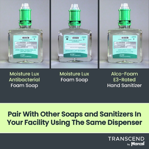 Transcend by Marcal Moisture Lux Foaming Hand Soap Refill, Lux-Fresh ...