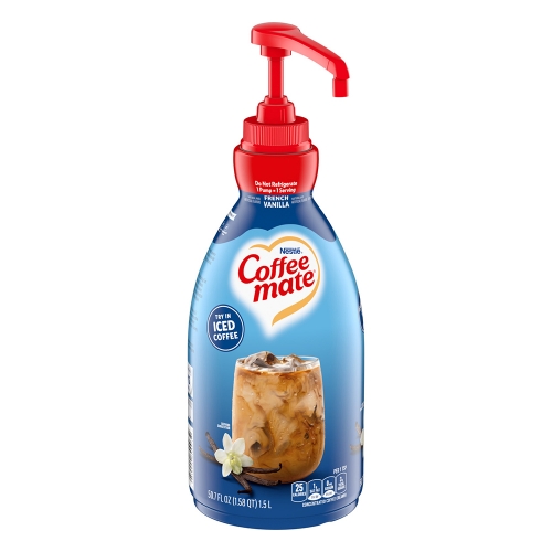 Coffee Mate Liquid Concentrate Coffee Creamer, French Vanilla, 50.7 fl ...