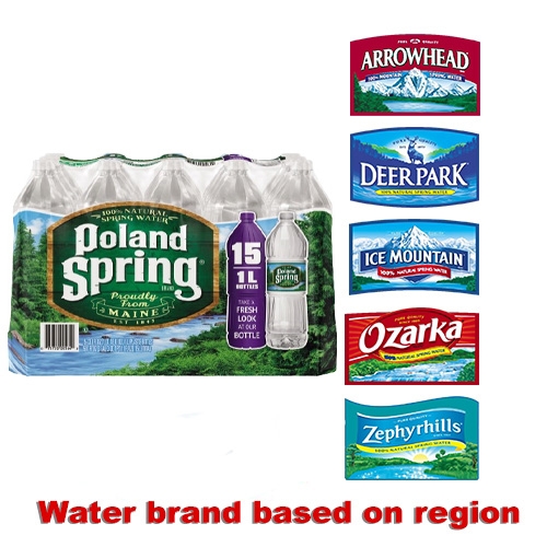 Poland Spring Water, 33.8 oz Bottle, 15/Case - W.B. Mason