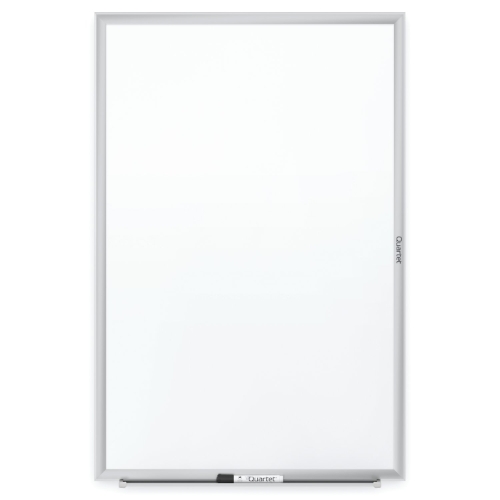 Quartet Standard Melamine Whiteboard, 72" x 48", White Surface ...