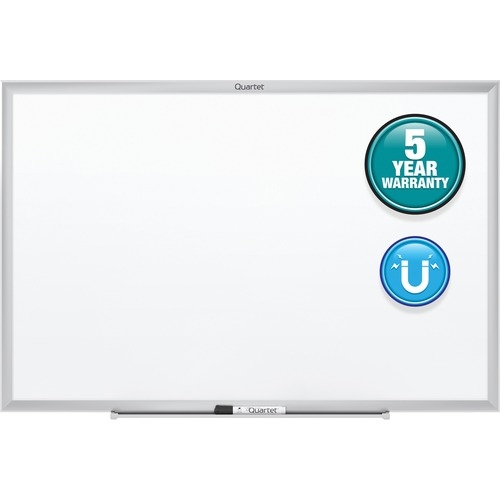Quartet S-Series Magnetic Whiteboard, 60" x 36", White Surface ...