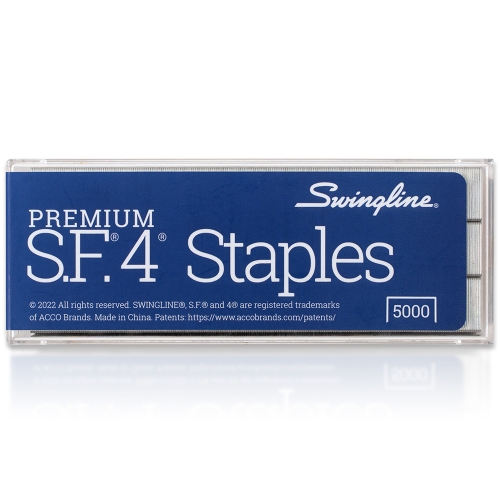 Swingline S.F. 4 Premium Staples, Chisel Point, Full-Strip Staples ...