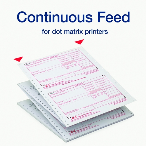 TOPS Adams 2025 W-2 Tax Forms, Continuous-Feed, 6-Part, 5-1/2" x 8-1/2 ...