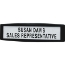 Fellowes Partition Additions Name Plate, 9 in W x 2.5 in H, Steel/Dark ...