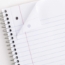 Mead Spiral 1 Subject Notebook, Wide Ruled, 8" x 10-1/2", White Paper ...